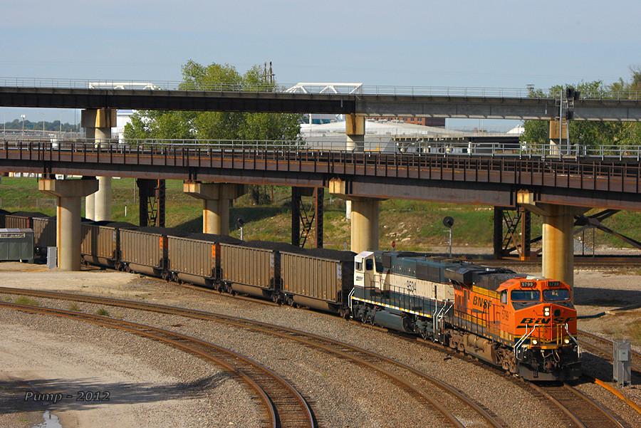 Southbound BNSF Loaded Coal Train